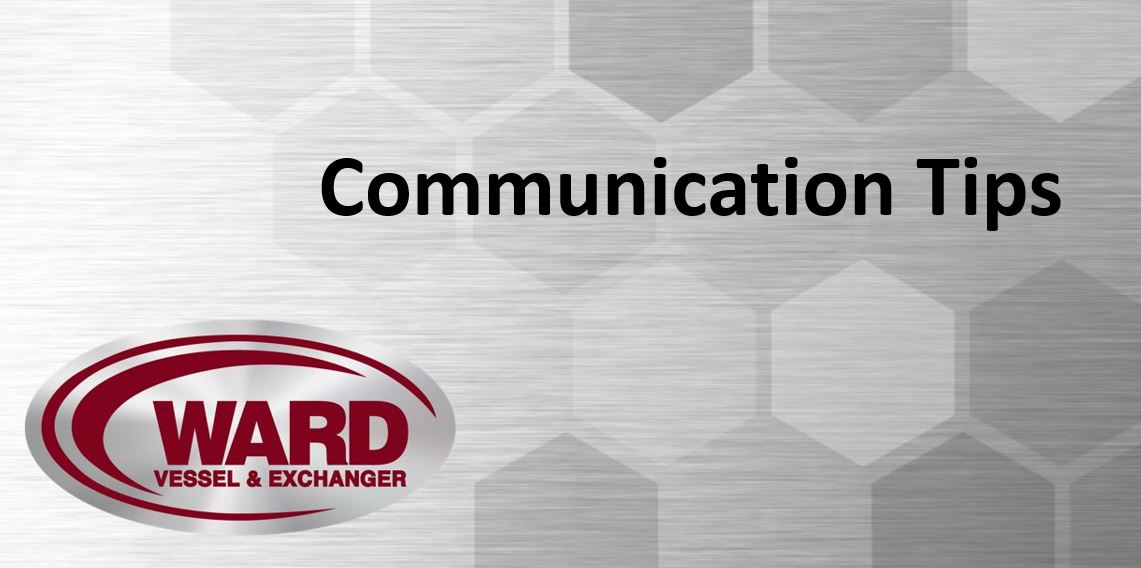 Communication Tips - #MetalMarketUpdate – March 2023 - Ward Vessel and ...