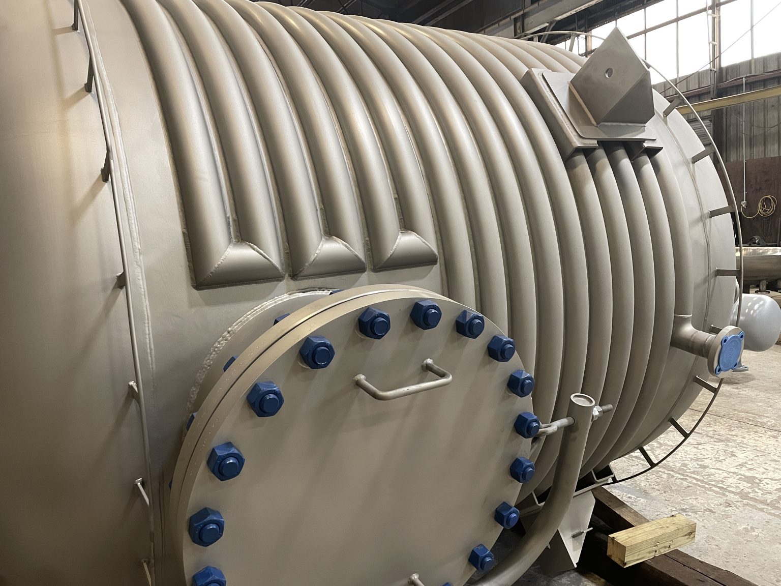 External Heating/Cooling Jackets: Half-pipe type - Ward Vessel and ...